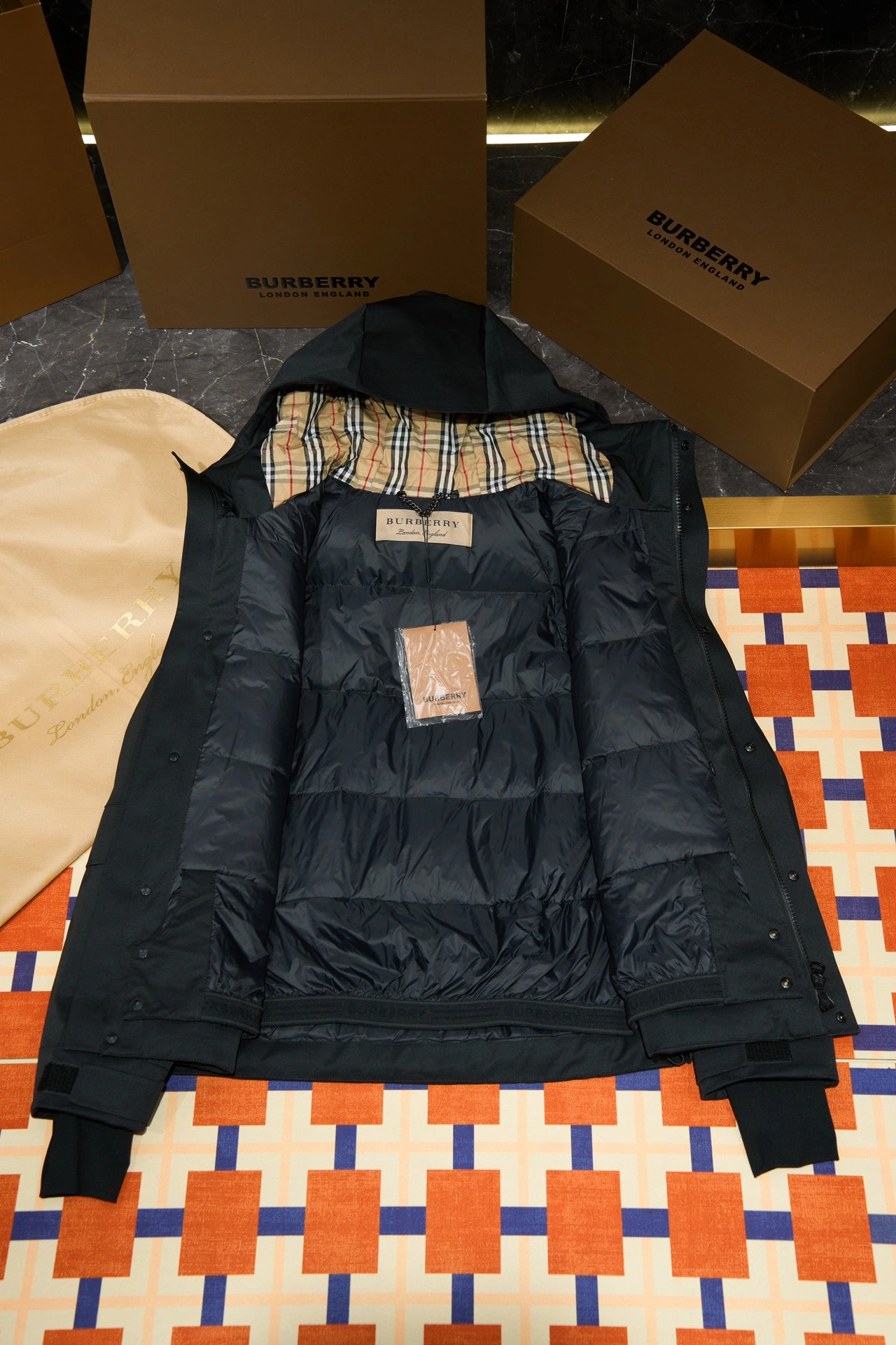 Exact replica Burberry Down Jackets