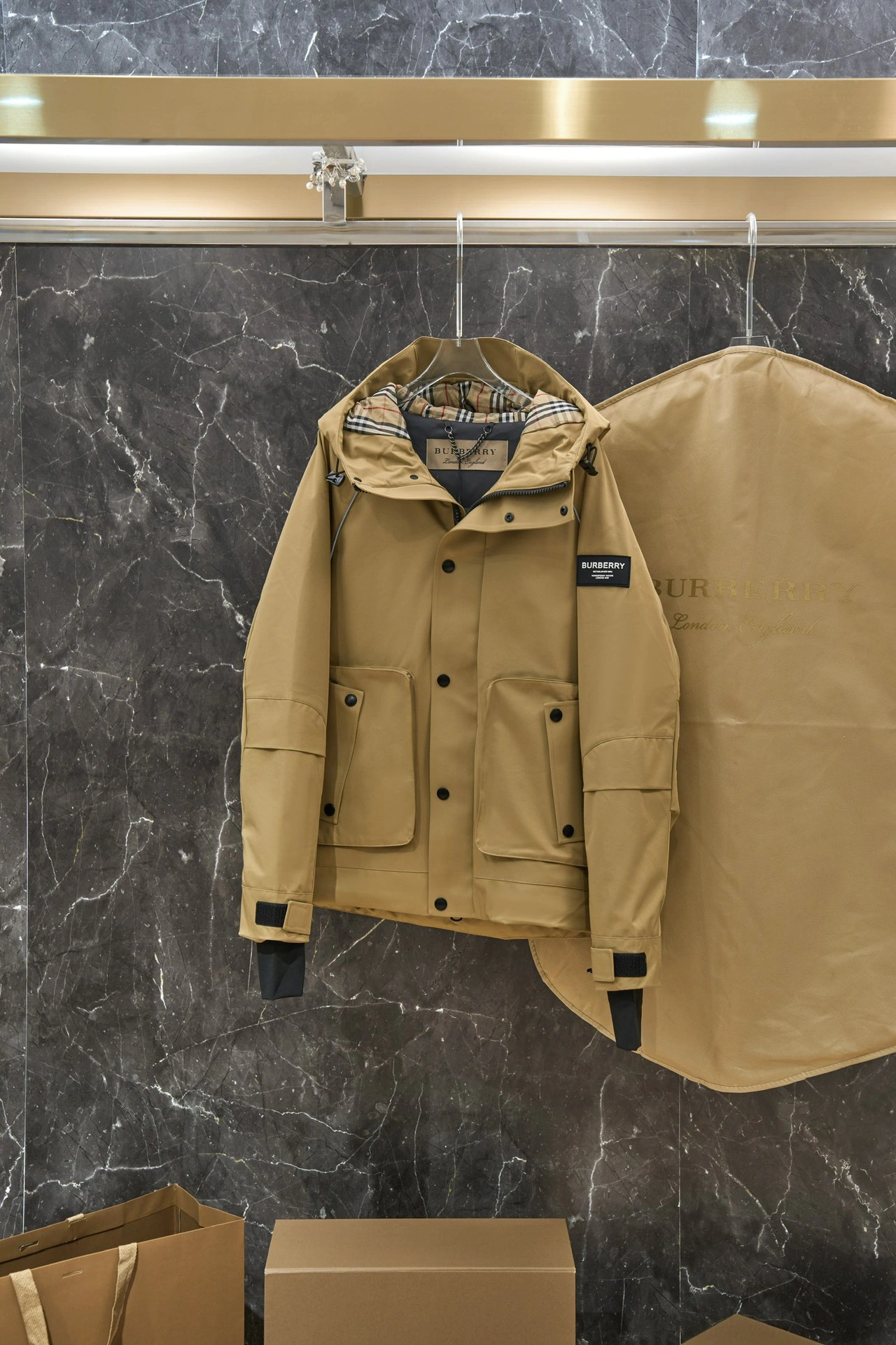 Brand-authenticated Burberry Down Jackets