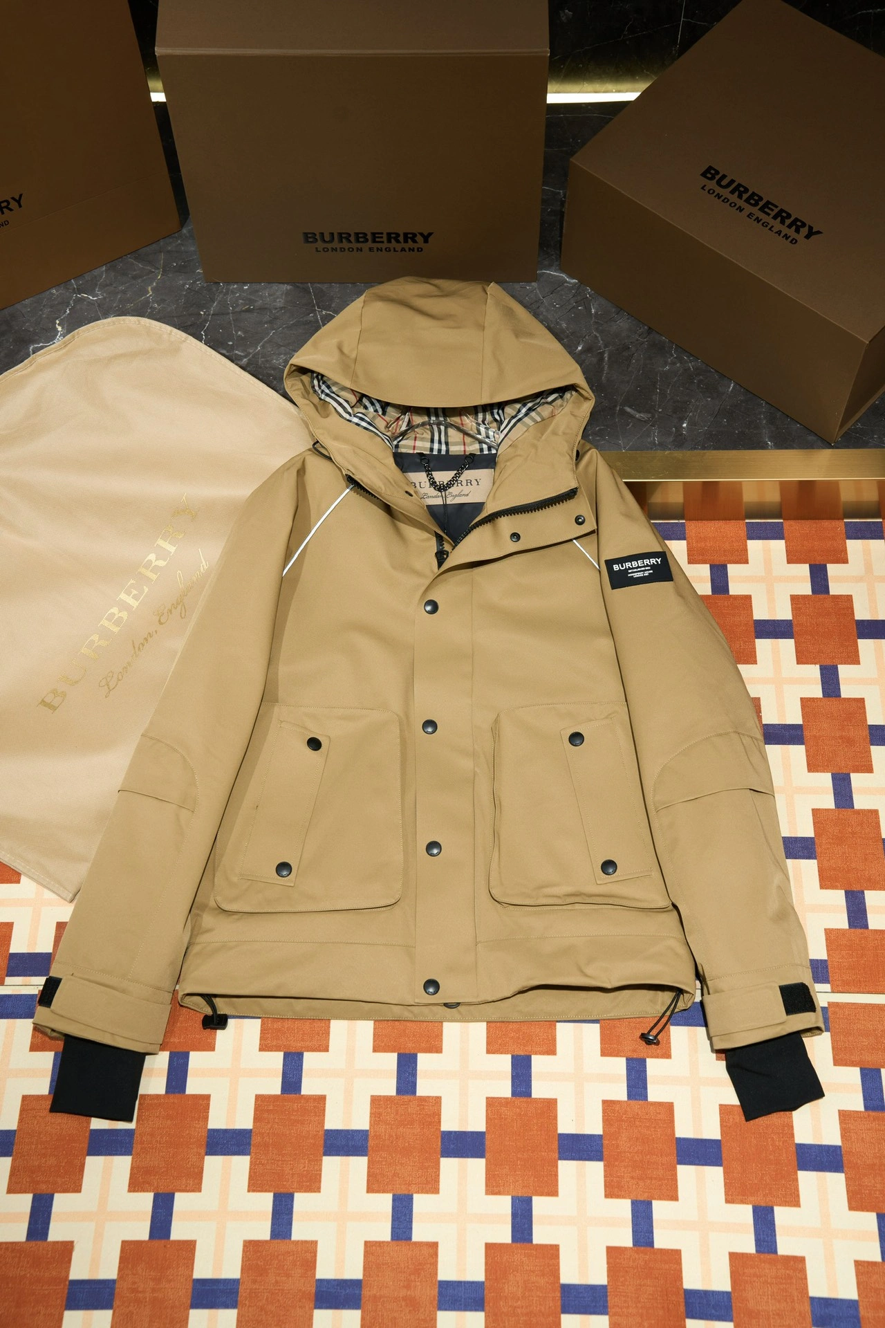 Brand-authenticated Burberry Down Jackets