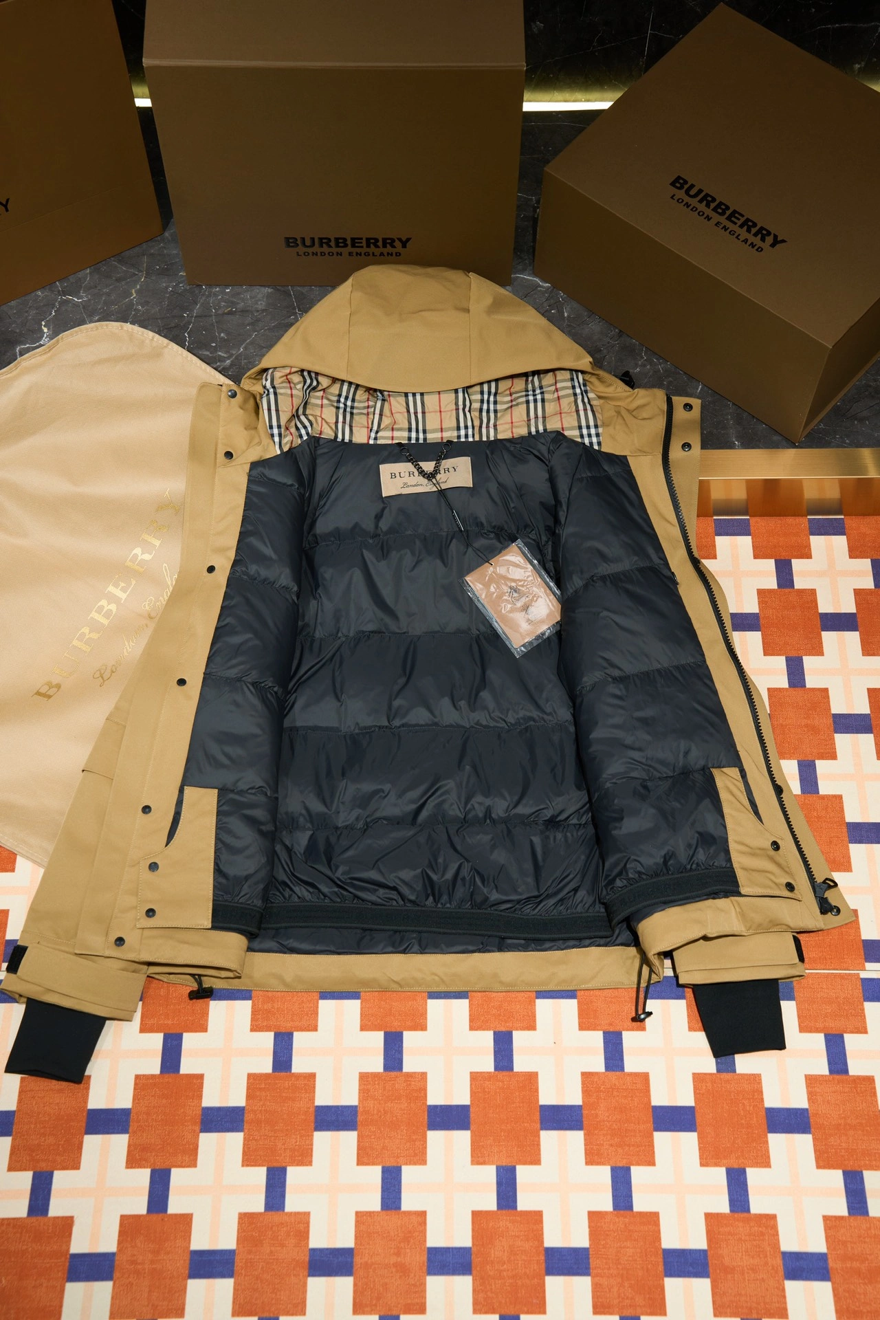 Brand-authenticated Burberry Down Jackets