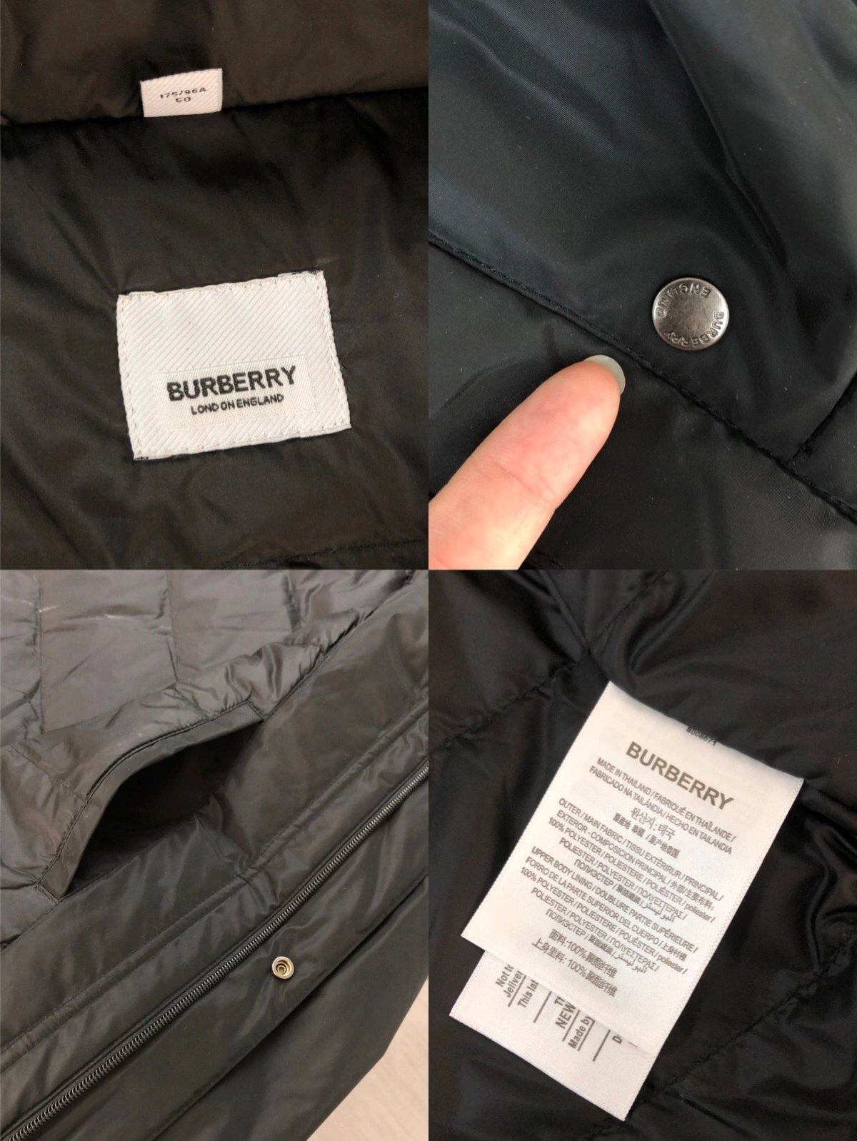 Official Burberry Down Jackets