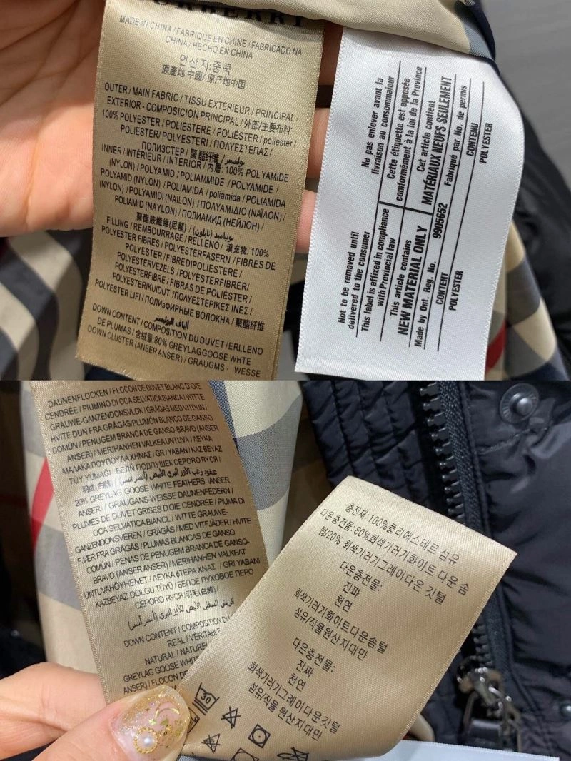 Low-cost Burberry Down Jackets
