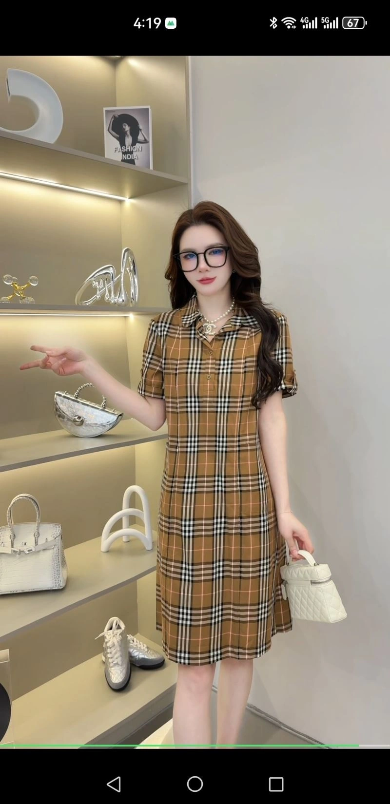 Exact replica Burberry Dress