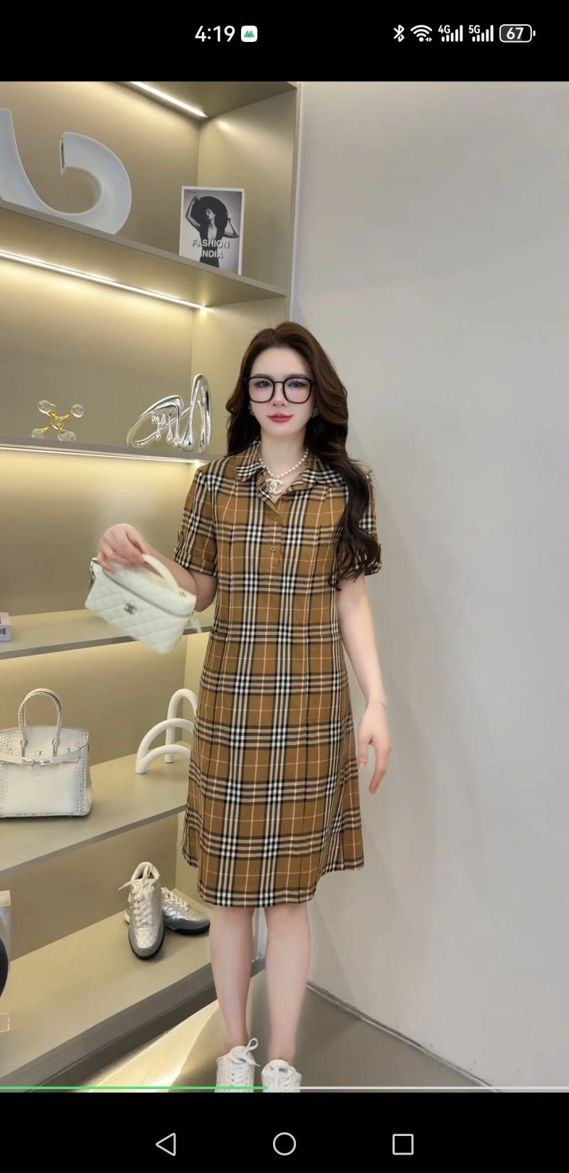 Exact replica Burberry Dress