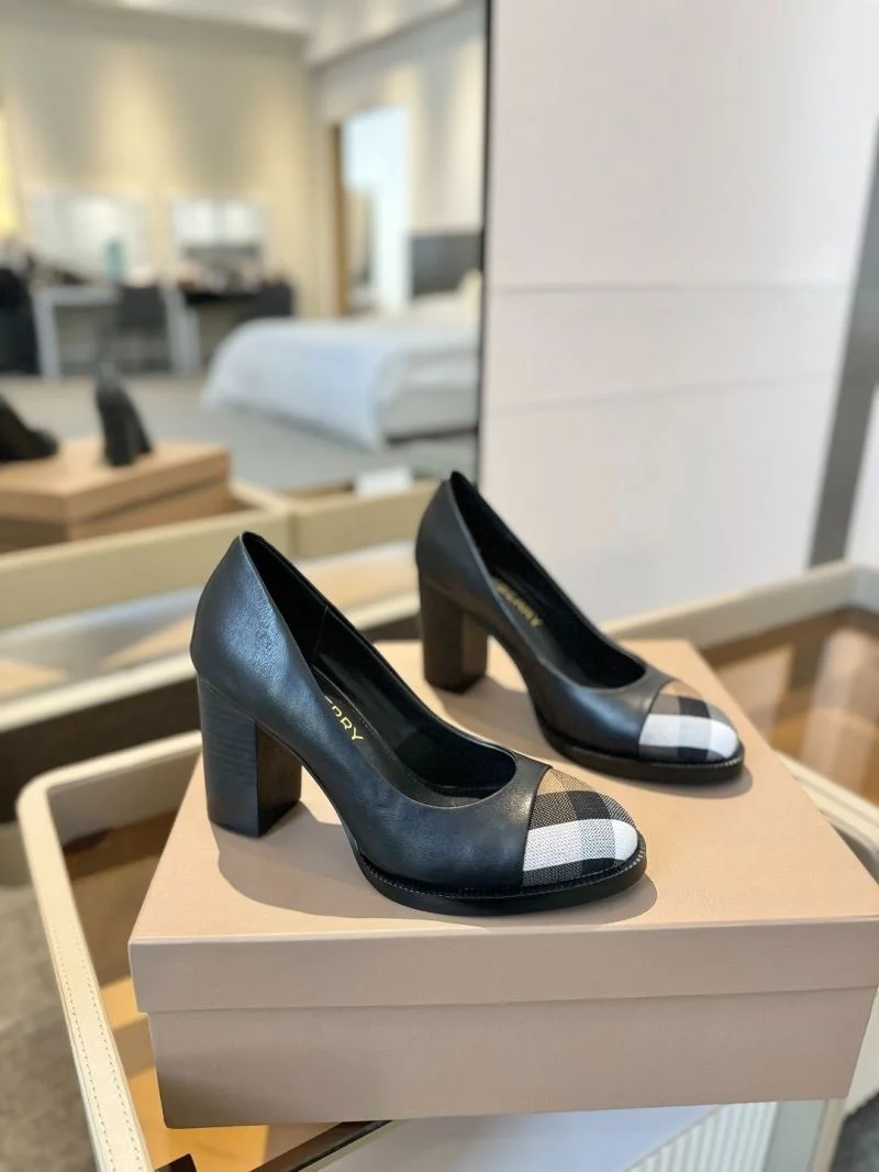 Real Burberry Heeled Shoes
