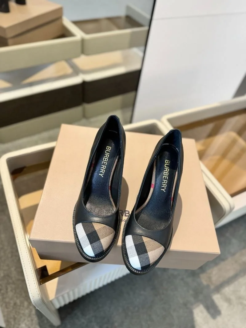 Real Burberry Heeled Shoes