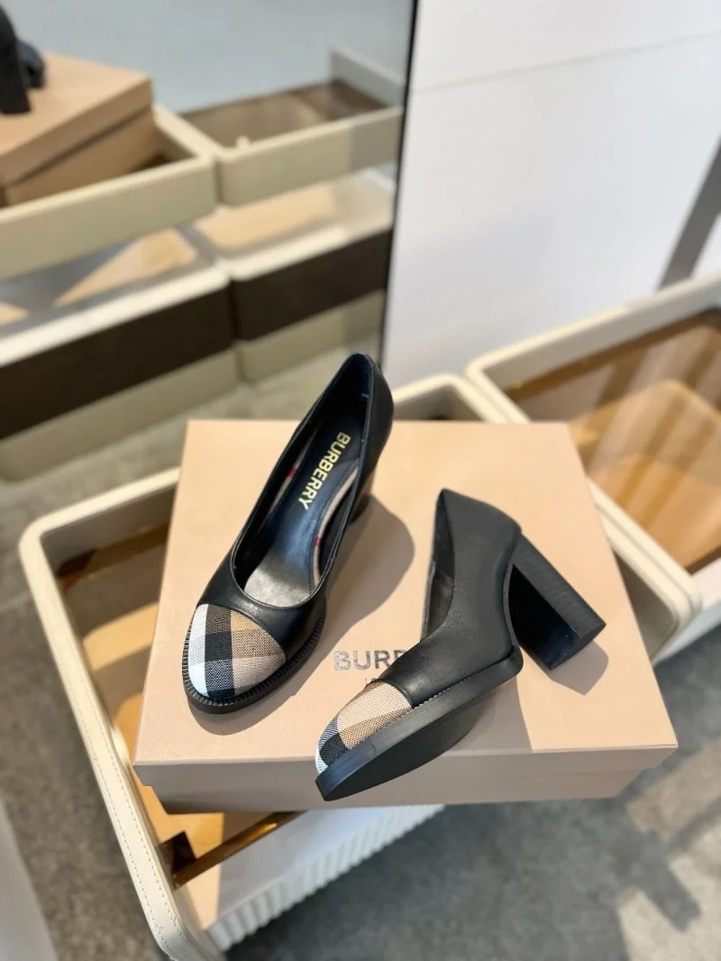 Real Burberry Heeled Shoes