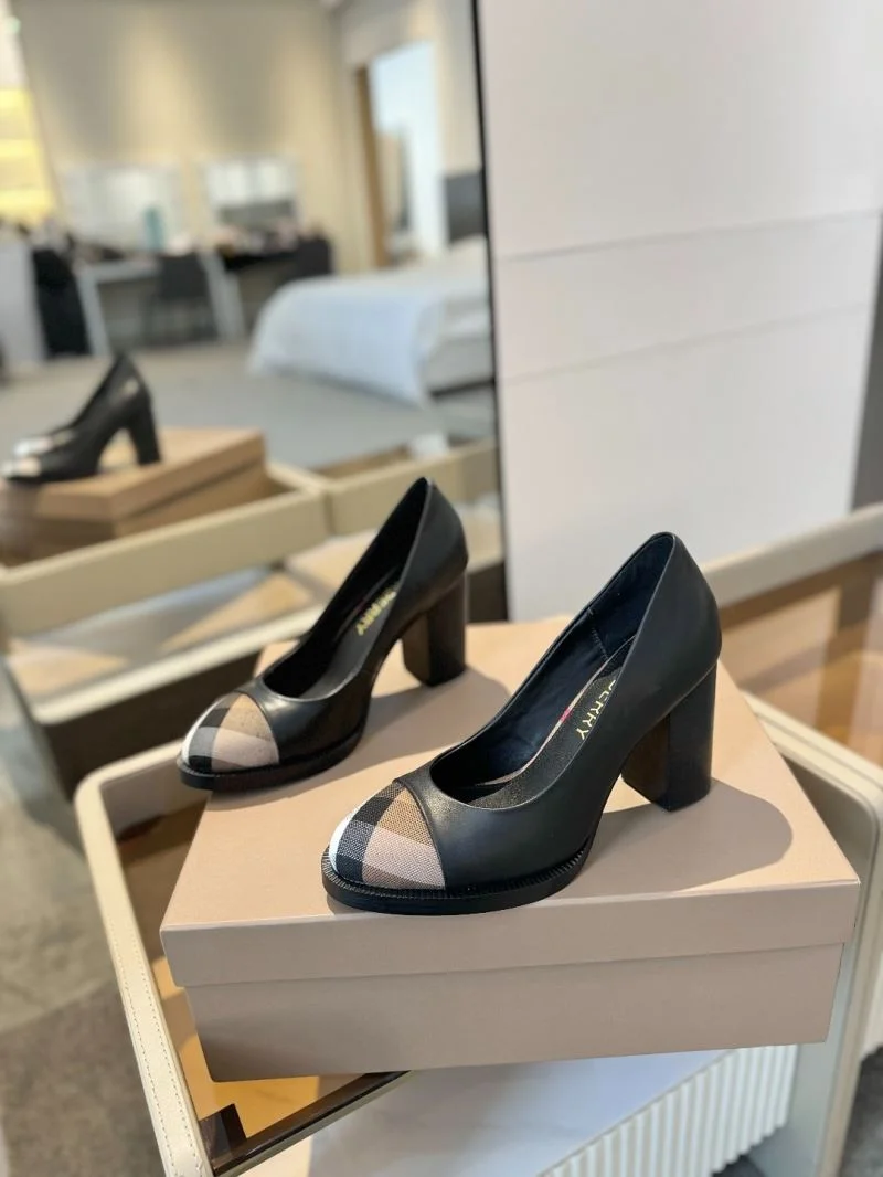 Real Burberry Heeled Shoes