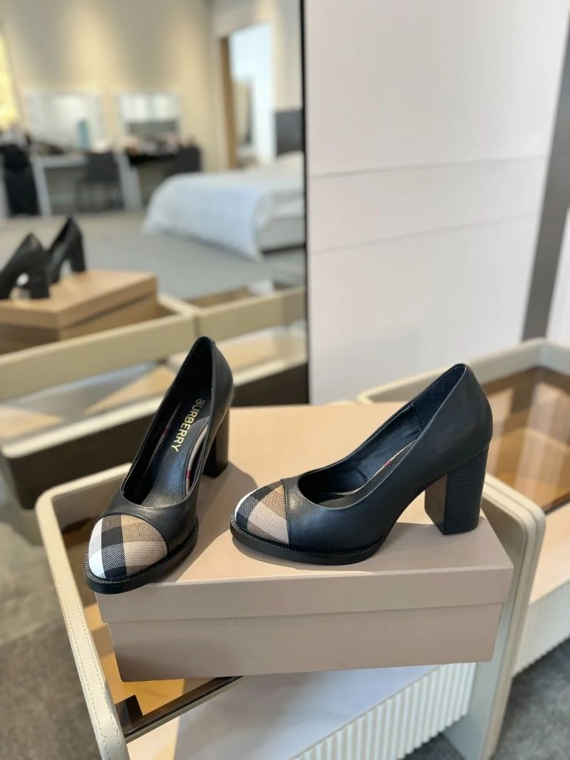 Real Burberry Heeled Shoes