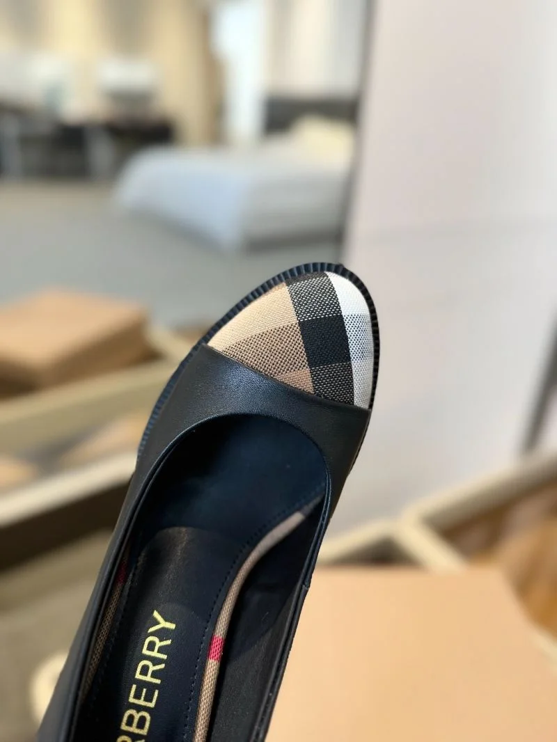 Real Burberry Heeled Shoes