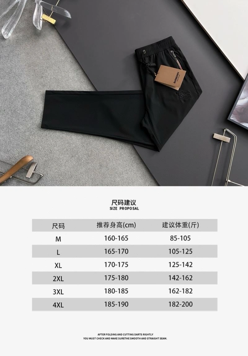 Official Burberry Long Pants