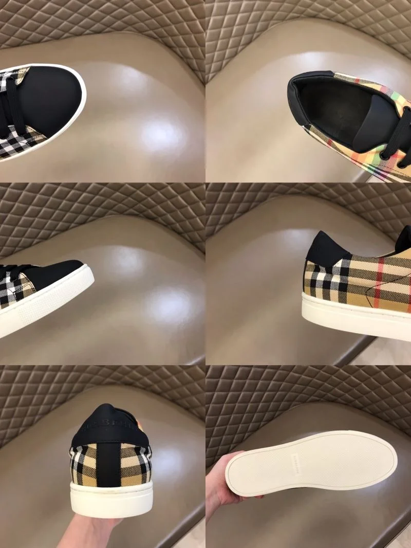 Brand-authenticated Burberry Low Shoes