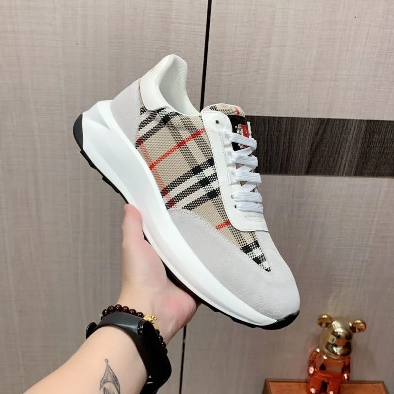 Brand-authenticated Burberry Low Shoes