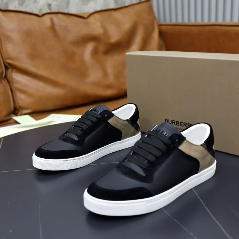 Brand-authenticated Burberry Low Shoes