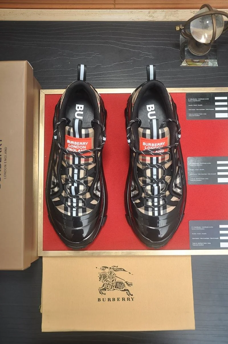 Brand-authenticated Burberry Low Shoes
