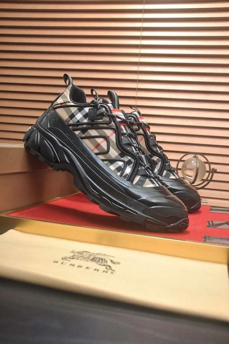 Brand-authenticated Burberry Low Shoes