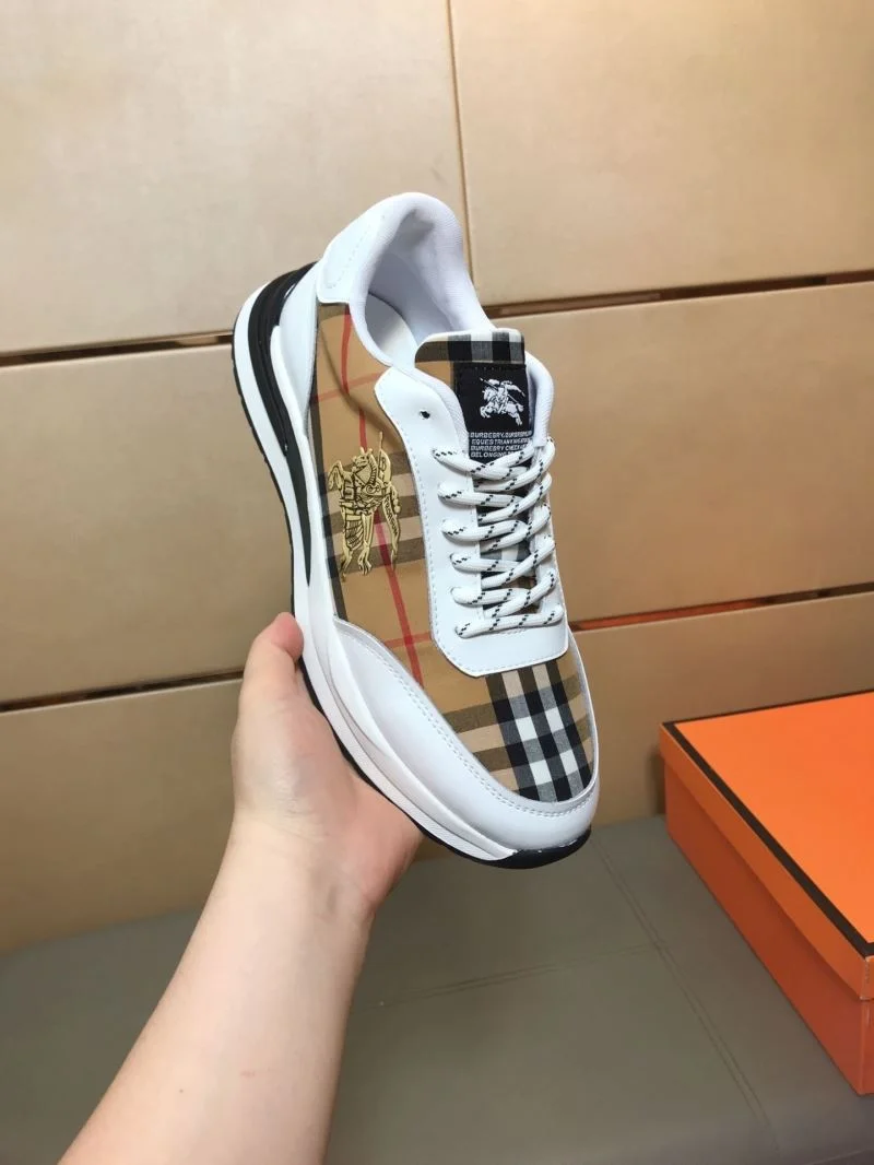 Brand-authenticated Burberry Low Shoes