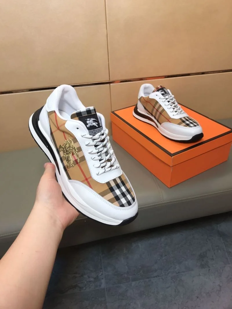 Brand-authenticated Burberry Low Shoes