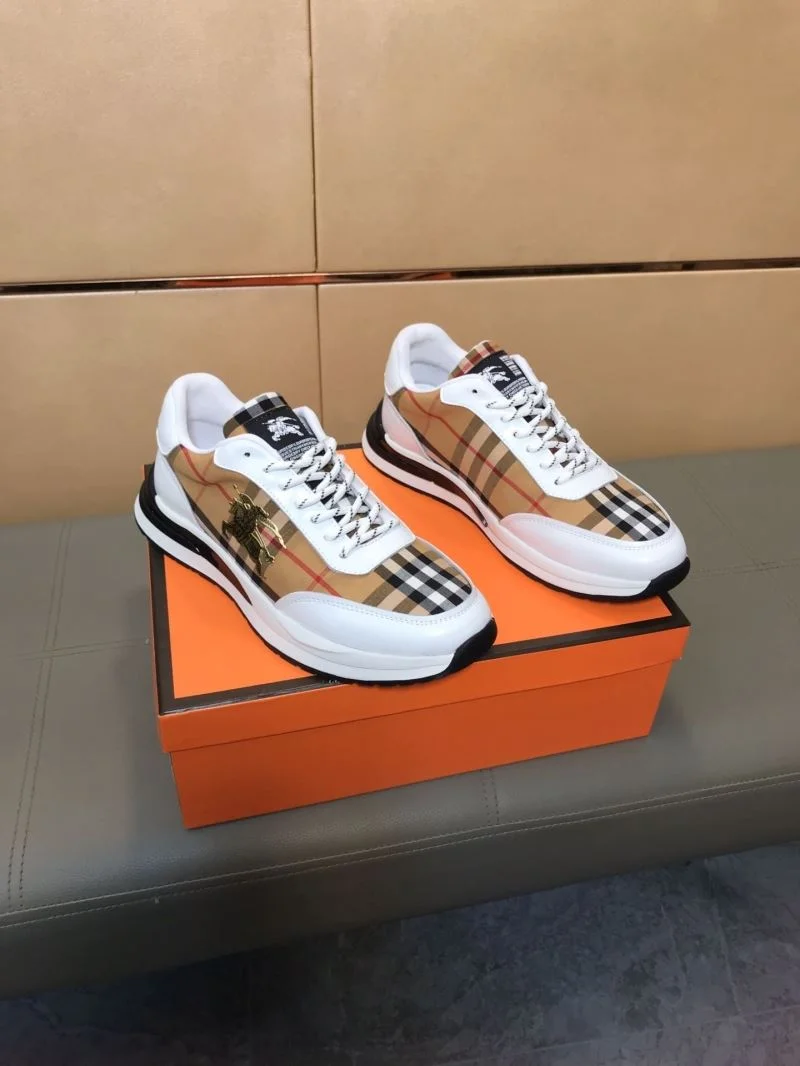 Brand-authenticated Burberry Low Shoes