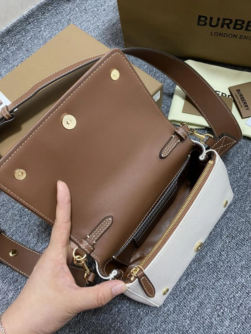 Brand-authenticated Burberry Satchel Bags