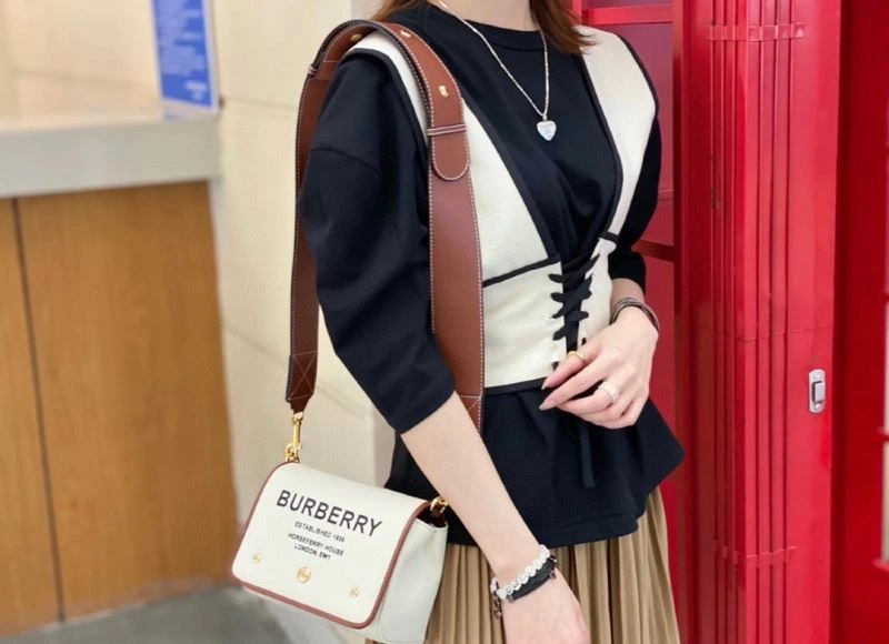 Brand-authenticated Burberry Satchel Bags