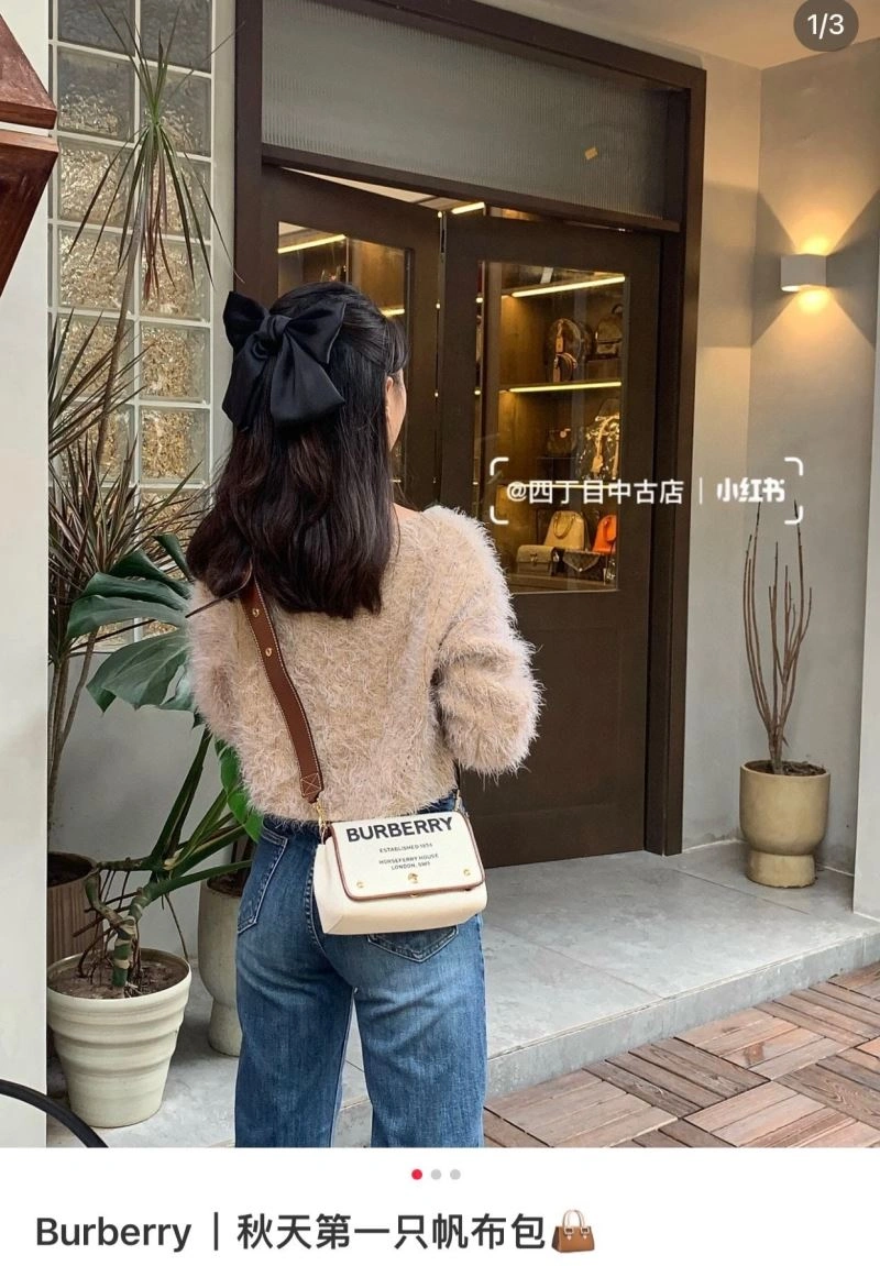 Brand-authenticated Burberry Satchel Bags