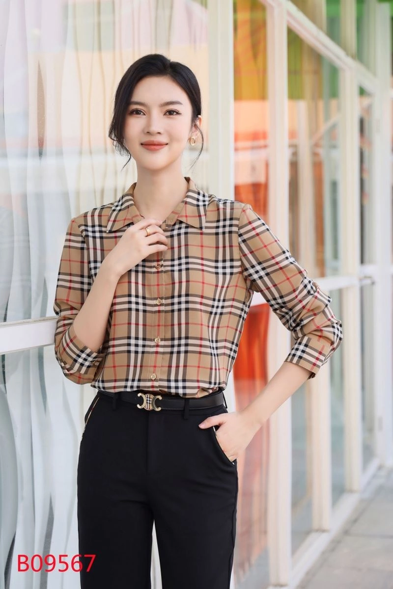 Exact replica Burberry Shirts