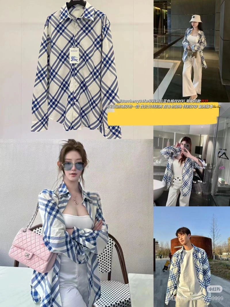 Precise copy Burberry Shirts