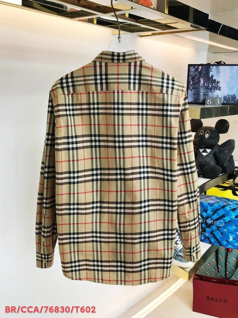 Exact replica Burberry Shirts
