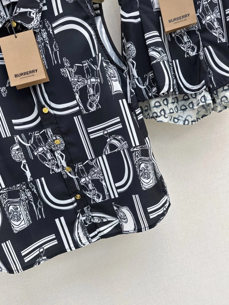 Exact replica Burberry Shirts