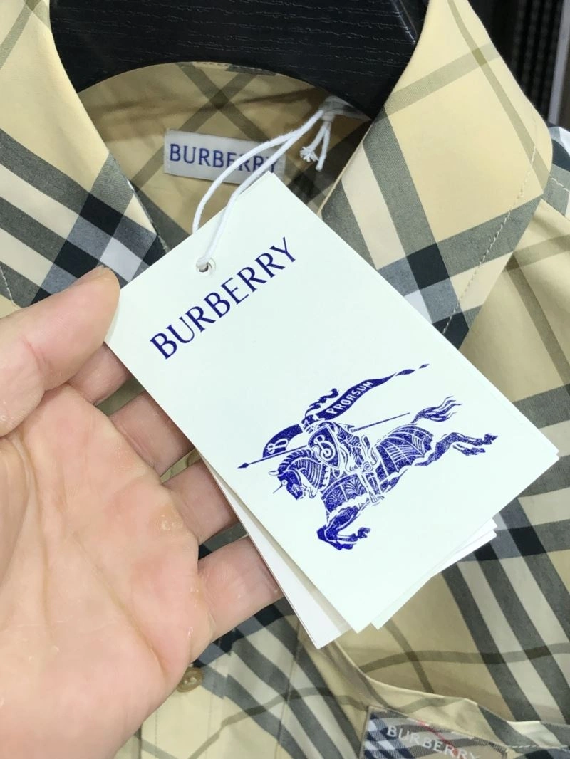 Exact replica Burberry Shirts