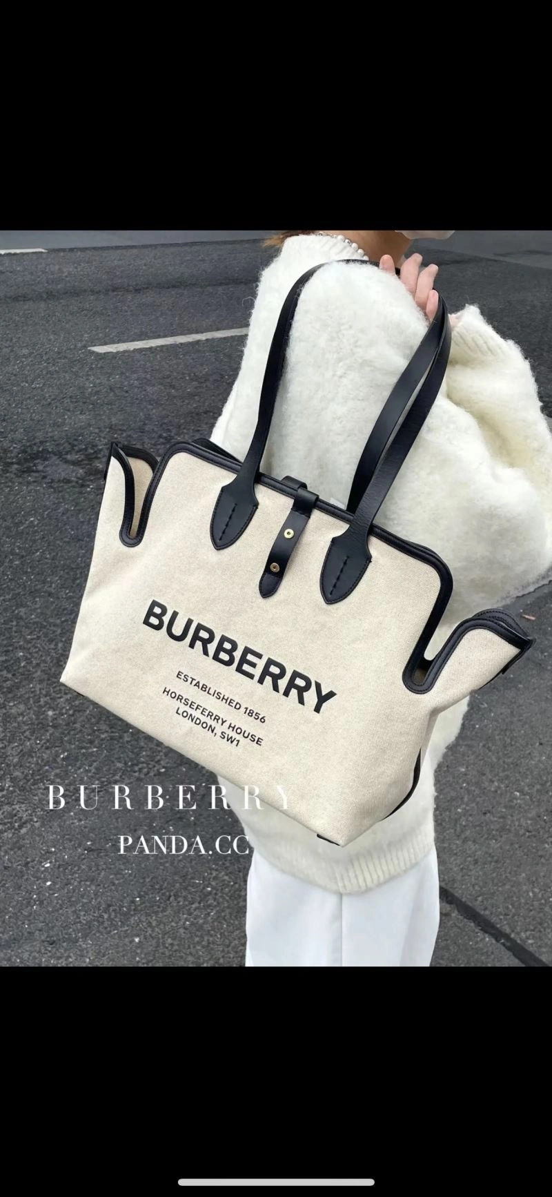 Value-priced Burberry Shopping Bags