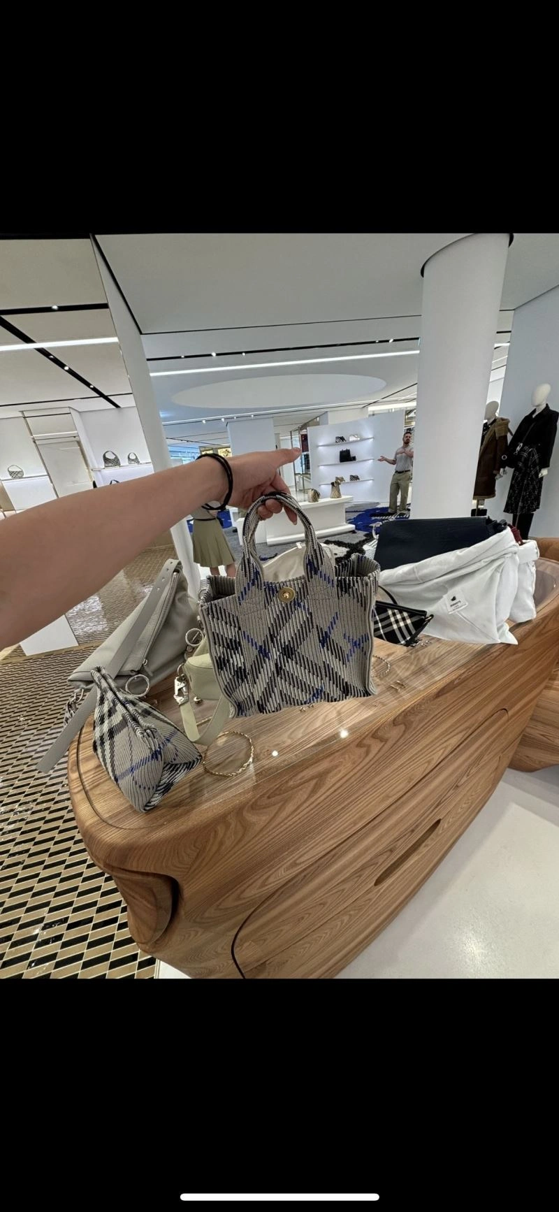 Value-priced Burberry Shopping Bags