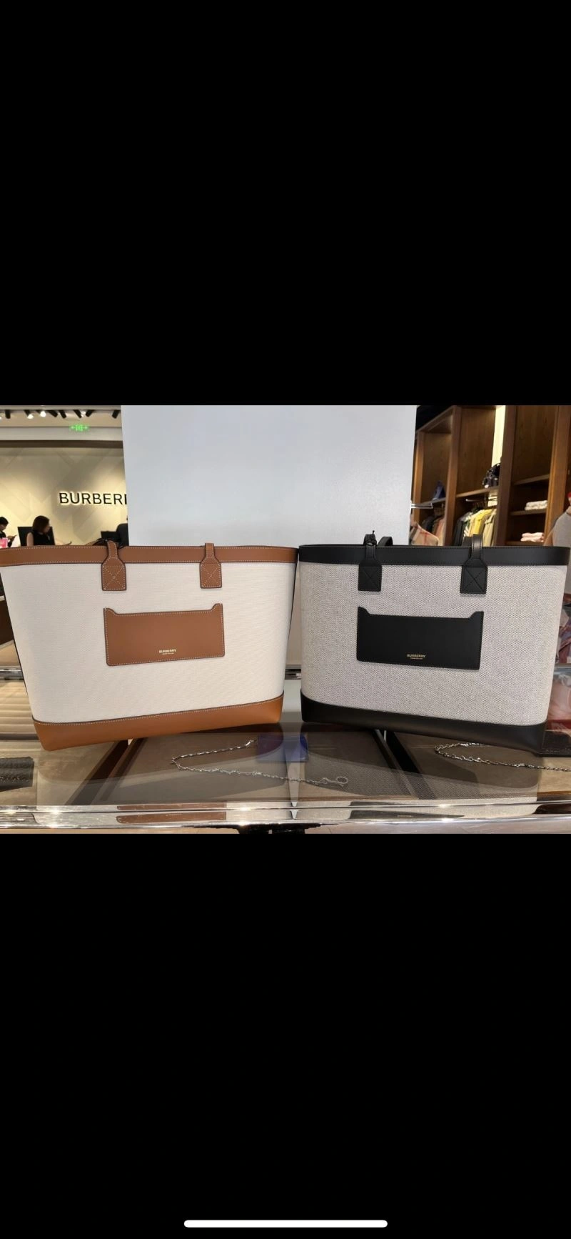 Indistinguishable Burberry Shopping Bags