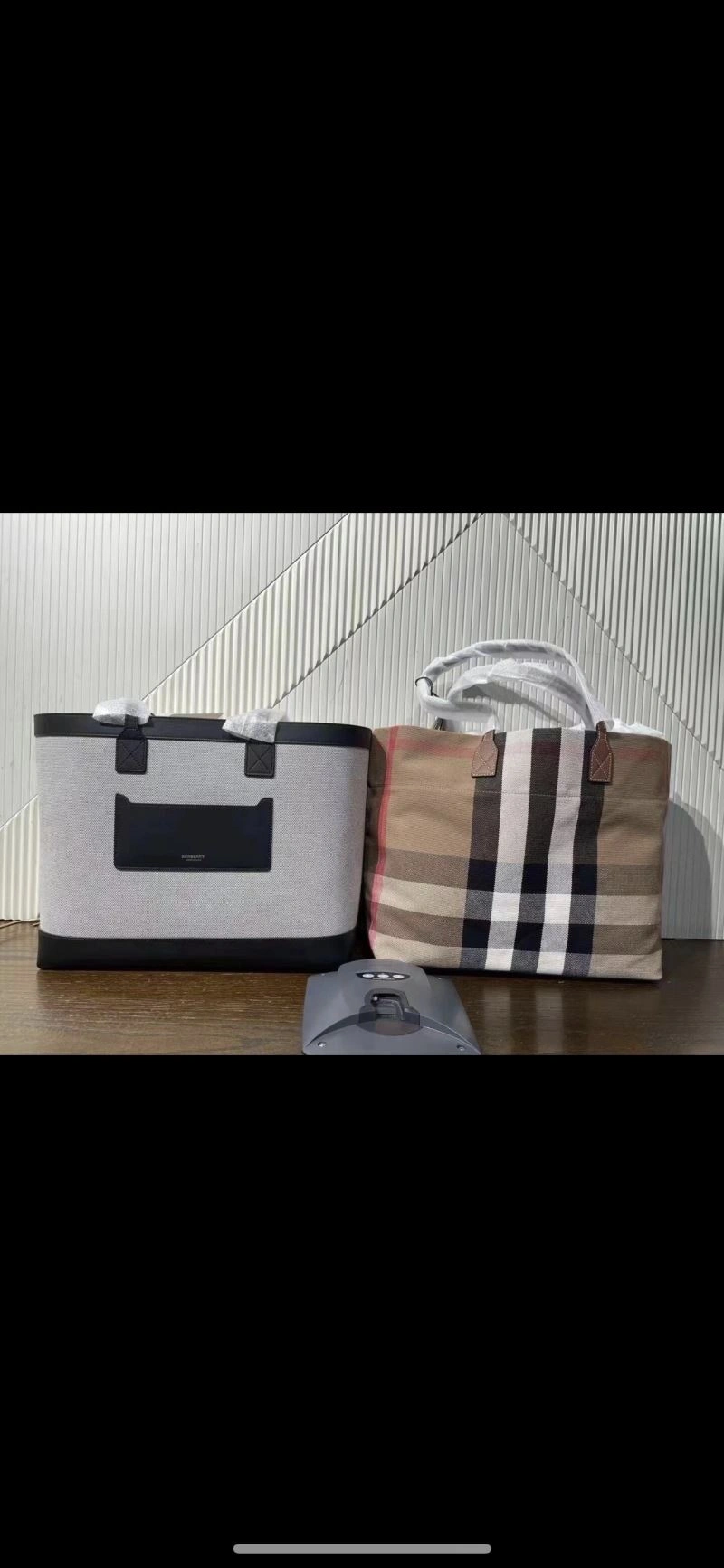Indistinguishable Burberry Shopping Bags