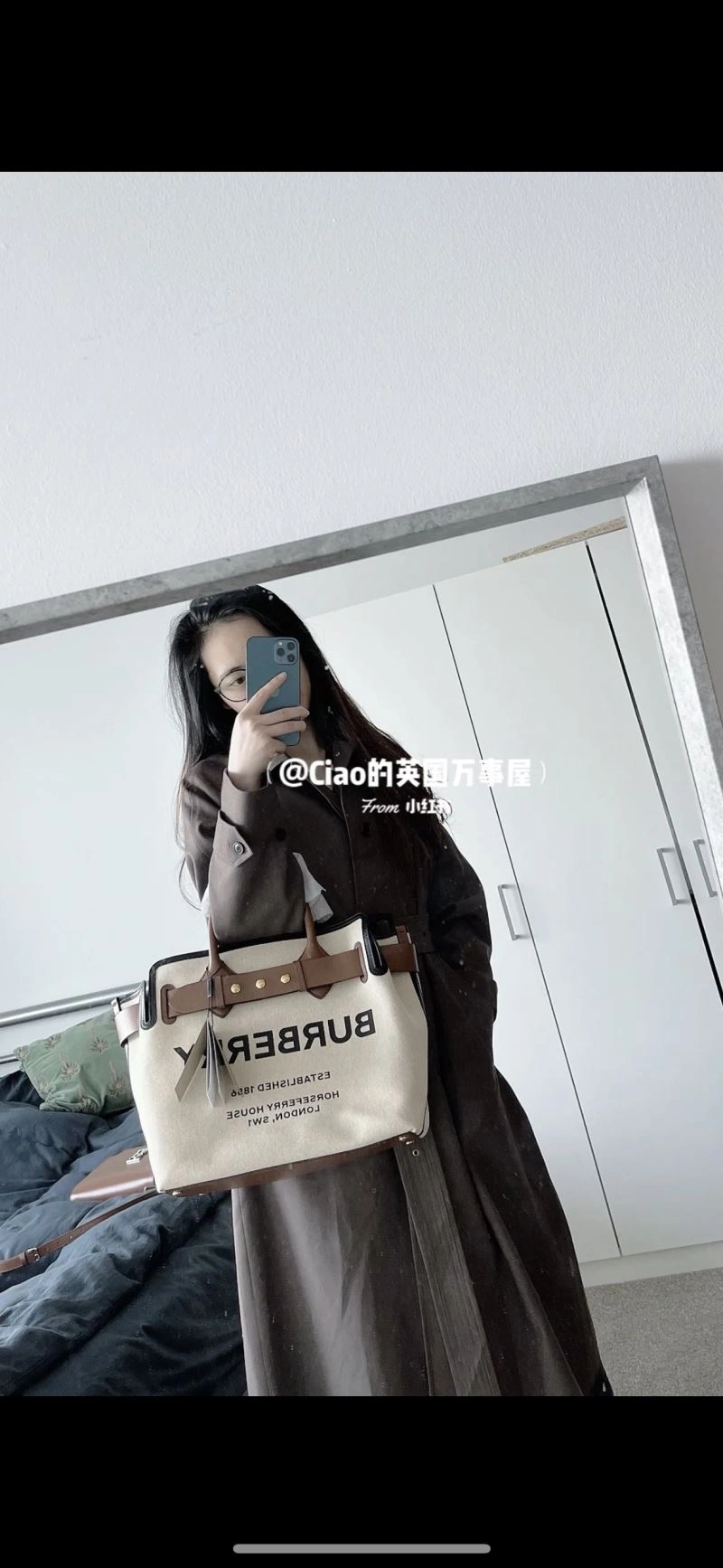 1:1 copy Burberry Shopping Bags