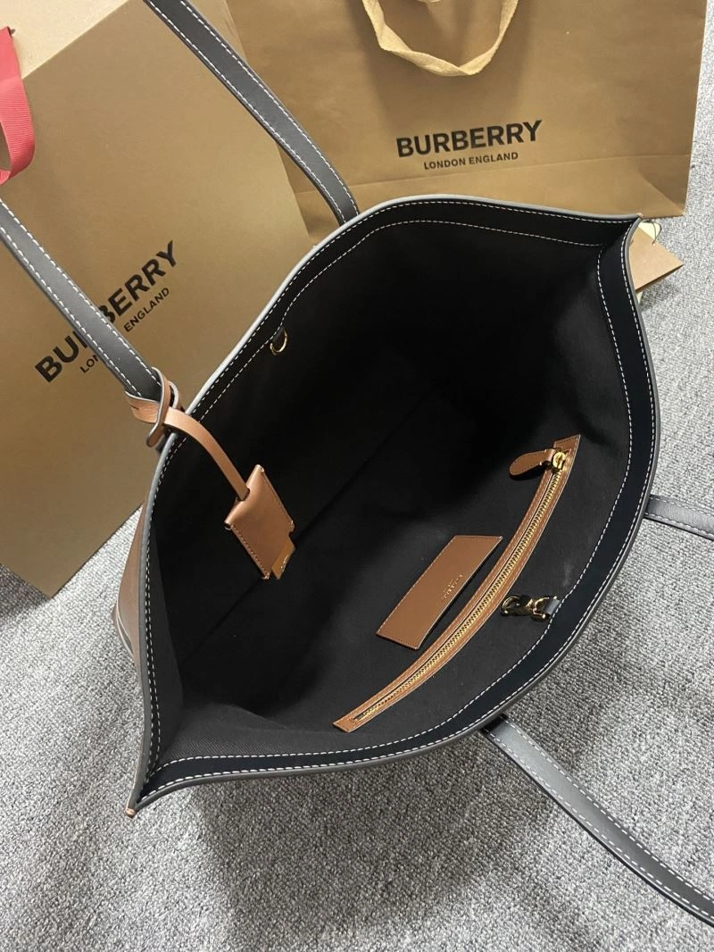 Brand-authenticated Burberry Shopping Bags