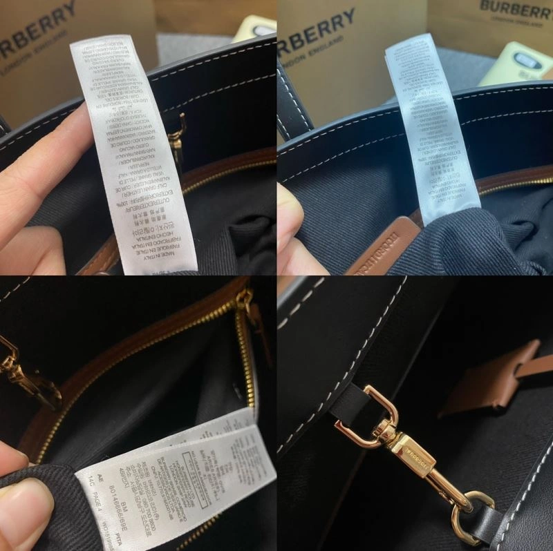 Brand-authenticated Burberry Shopping Bags