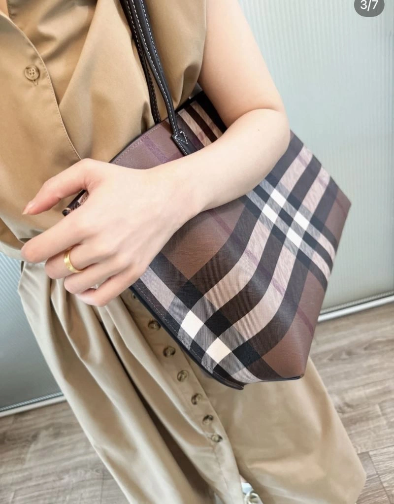 Brand-authenticated Burberry Shopping Bags