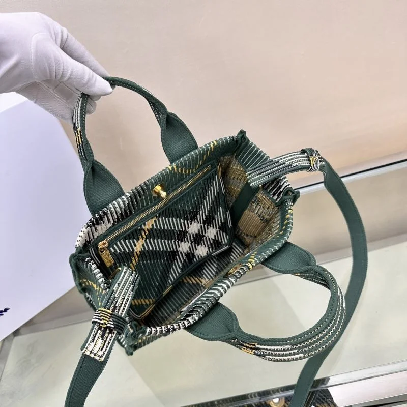 Brand-authenticated Burberry Shopping Bags