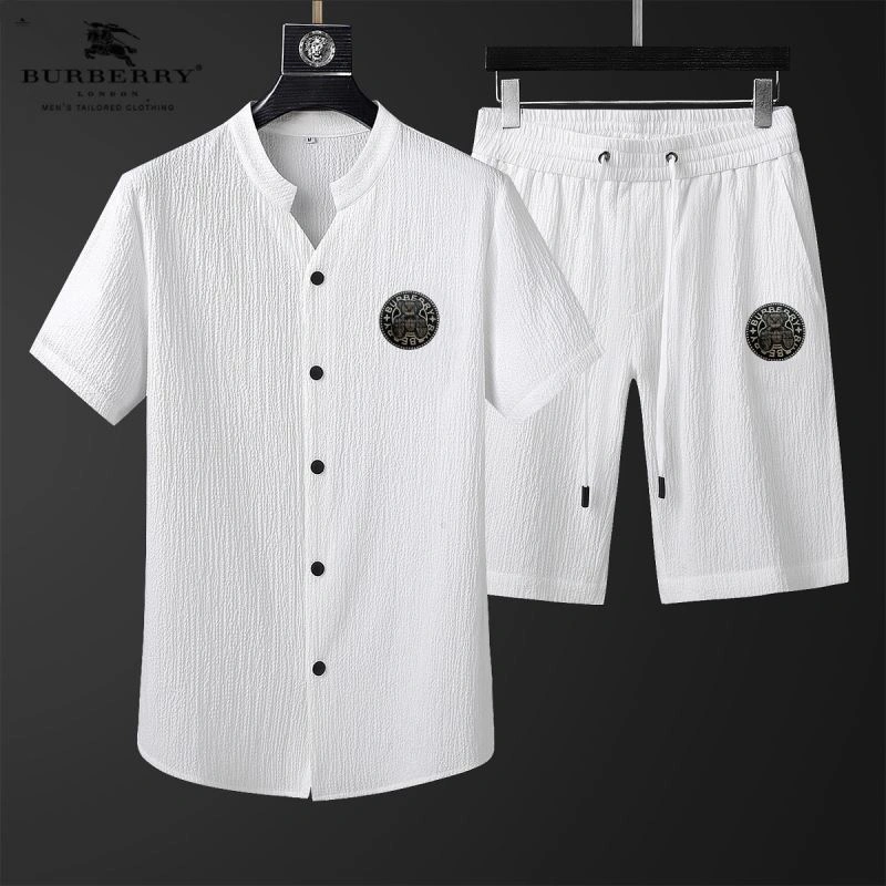 Brand-authenticated Burberry Short Suits