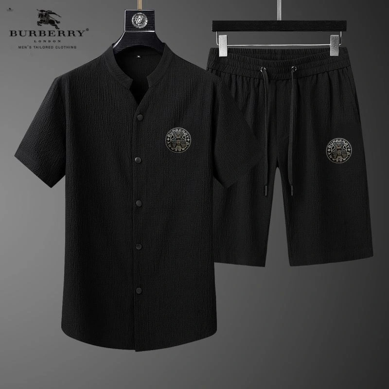 Brand-authenticated Burberry Short Suits