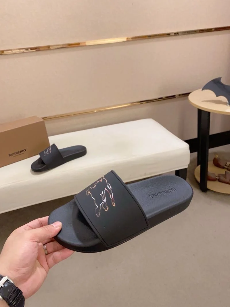 Brand-authenticated Burberry Slippers