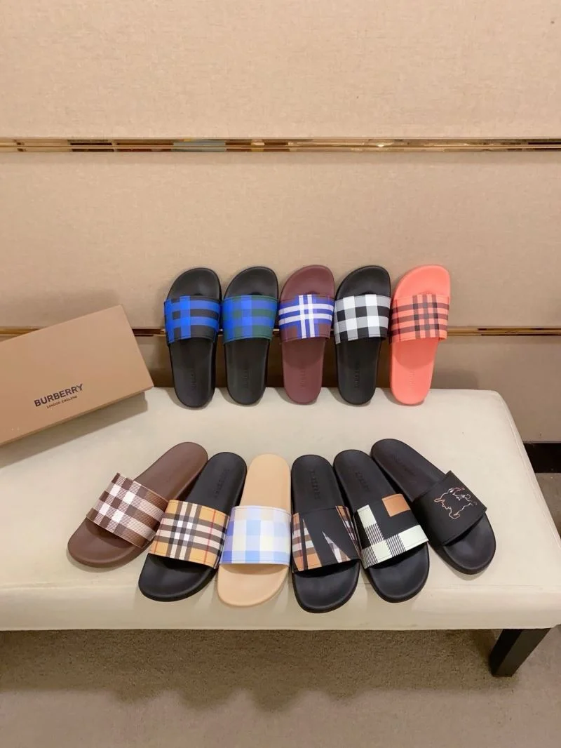 Brand-authenticated Burberry Slippers