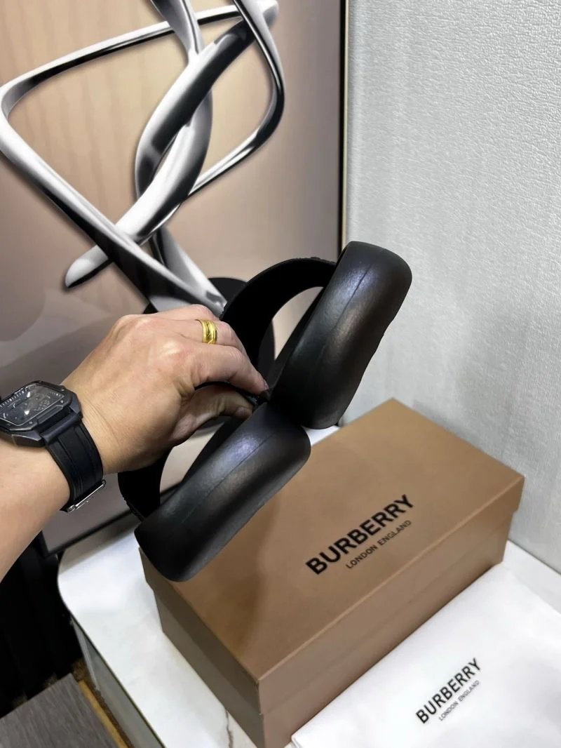 Brand-authenticated Burberry Slippers