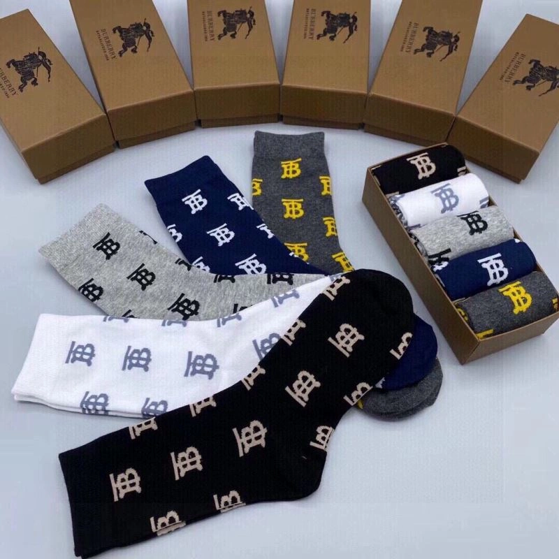 Exact replica Burberry Socks