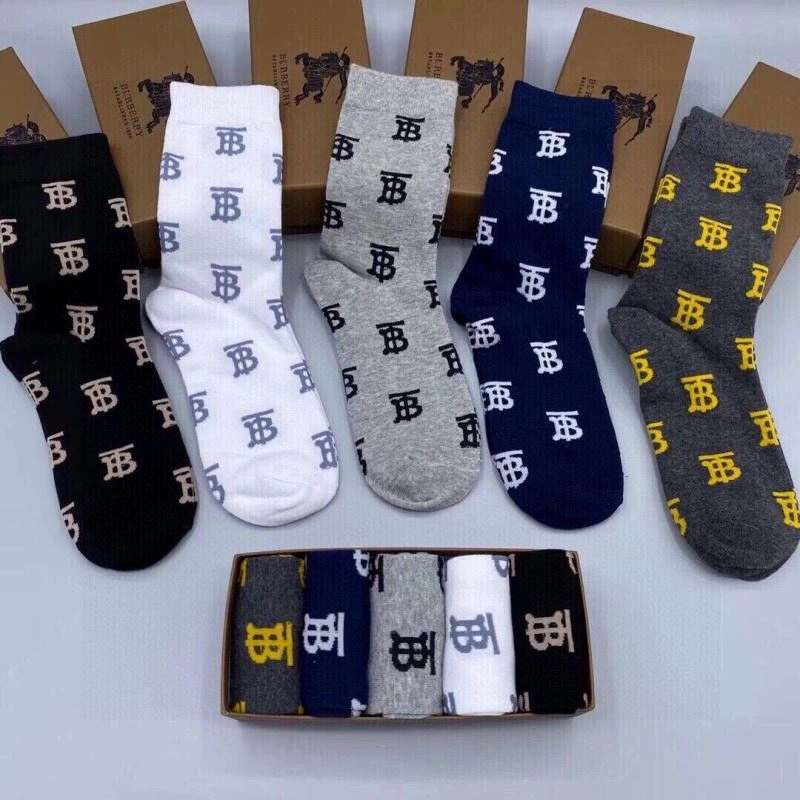 Exact replica Burberry Socks