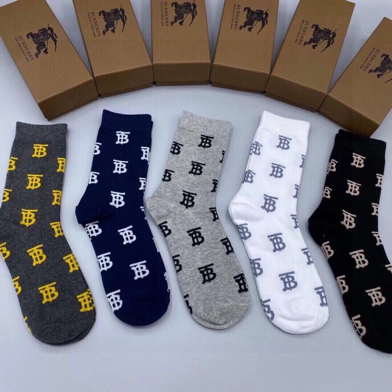 Exact replica Burberry Socks