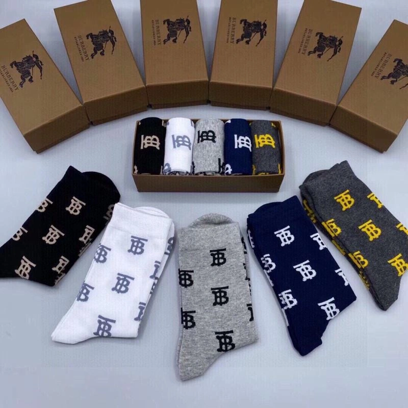 Exact replica Burberry Socks