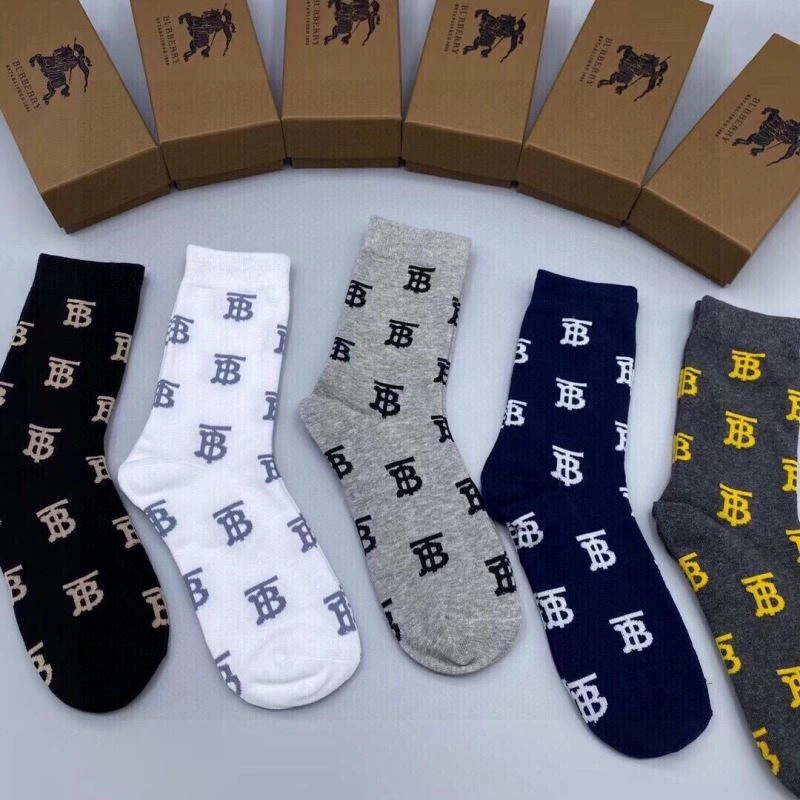 Exact replica Burberry Socks